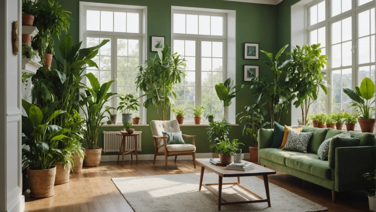 Les meilleures plantes vertes pour un intérieur verdoyant