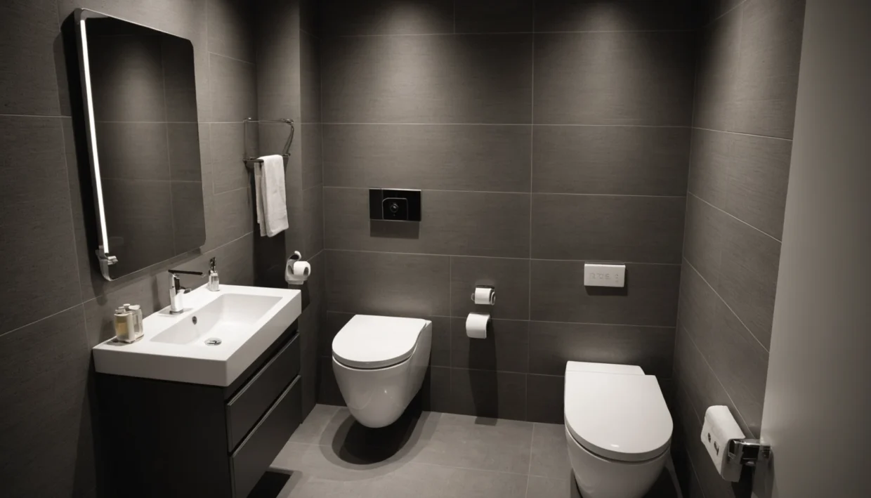 Optimisez votre mini WC invité de 1 m²: Astuces pratiques